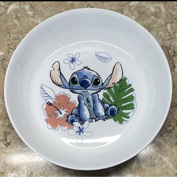Dining | Disney Stitch Hibiscus Pasta Dinner Bowl | Poshmark